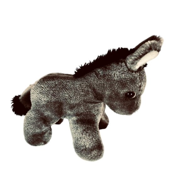 Gund | Toys | Vintage Gund Plush Gray Donkey Mule 982 Mini Korea Black ...